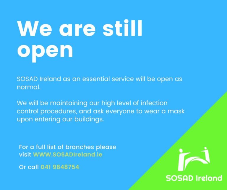 Meath Public Participation Network » Message from SOSAD Ireland