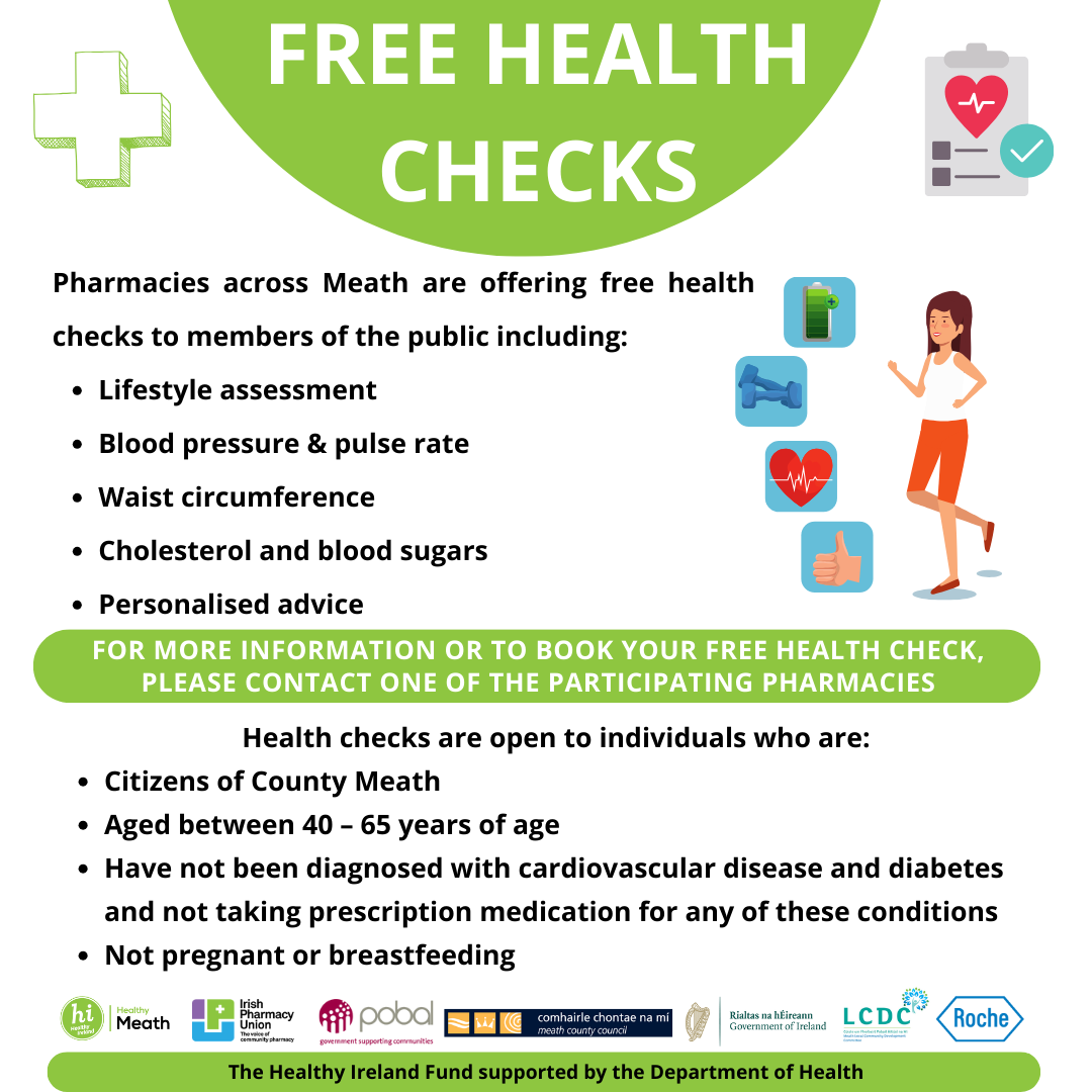 Meath Public Participation Network » Healthy Meath: Health Checks Project